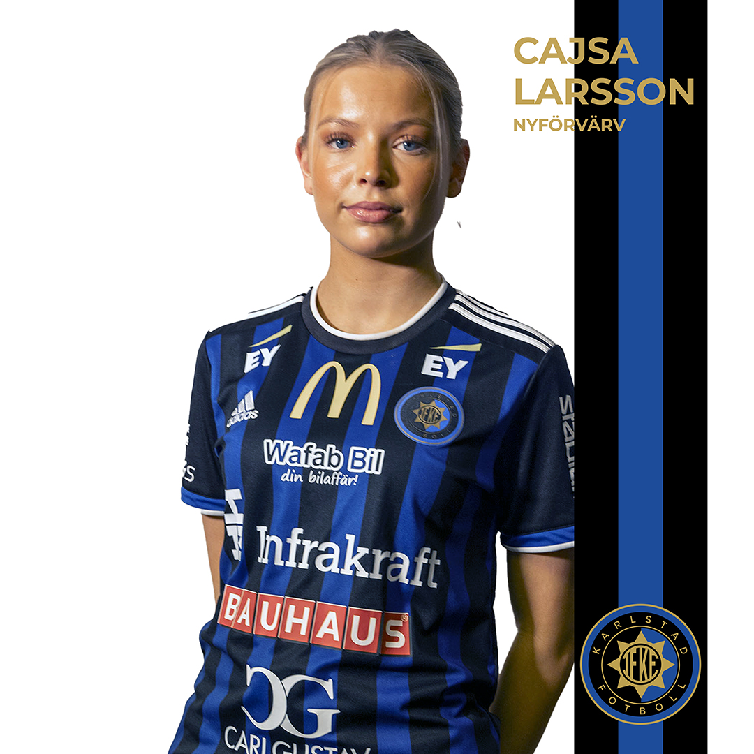 Superlöftet Cajsa Larsson klar för Karlstad Fotboll | Karlstad Fotboll